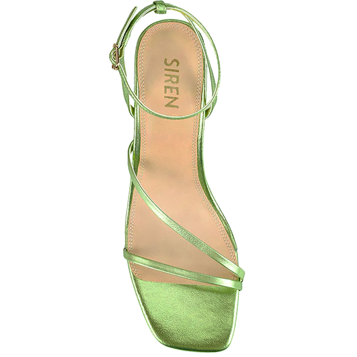 Siren Kandice Lime Green Strappy Heels - ShoeBeDoo